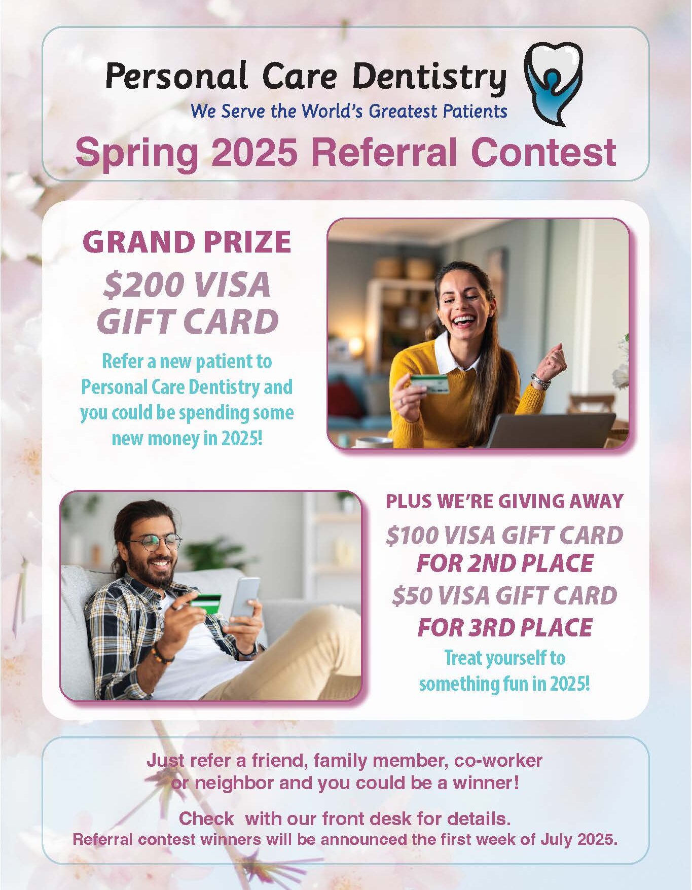 Contest & Events | Personal Care Dentistry | Dentist in Roseville, MN 55113